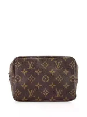 LOUIS VUITTON Monogram Canvas Toiletry Pouch - Brown