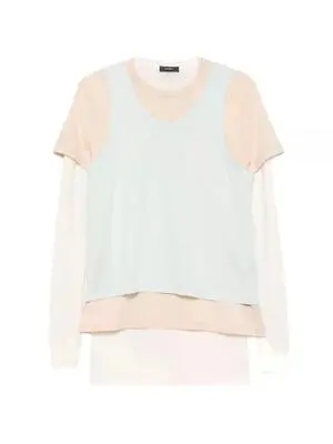 Wardrobe.NYC Layered T-shirt - Blue