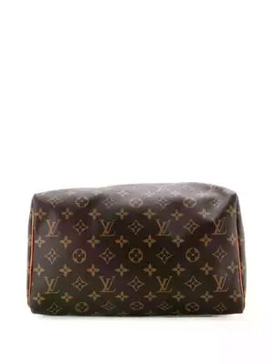 LOUIS VUITTON Speedy Monogram Canvas 30 Satchel - Brown