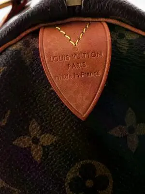 LOUIS VUITTON Speedy Monogram Canvas 30 Satchel - Brown