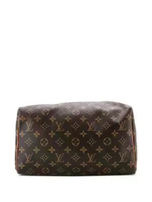 LOUIS VUITTON Speedy Monogram Canvas 30 Satchel - Brown