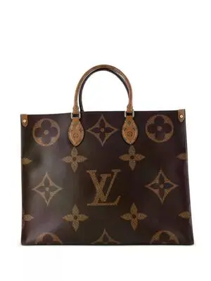LOUIS VUITTON Giant Monogram Onthego Gm Tote Bag - Brown