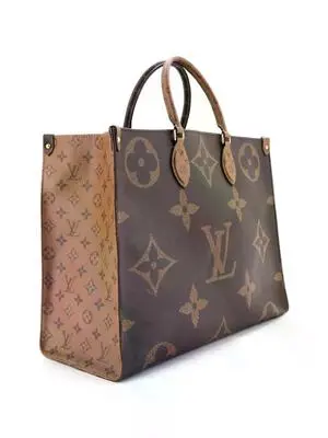 LOUIS VUITTON Giant Monogram Onthego Gm Tote Bag - Brown