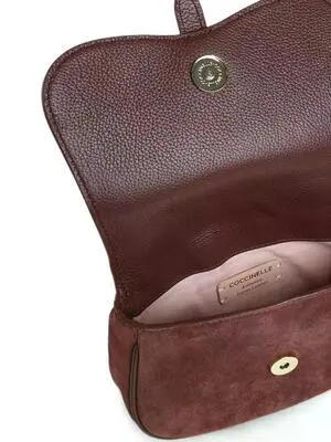 COCCINELLE Suede Leather Tote Bag
