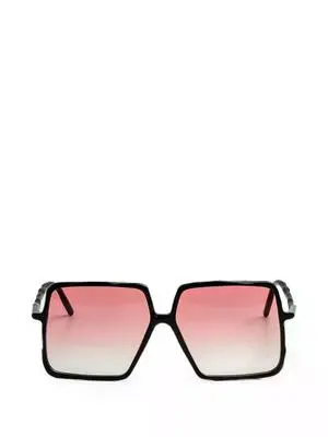 KUBORAUM L12 Square-frame Sunglasses - Black