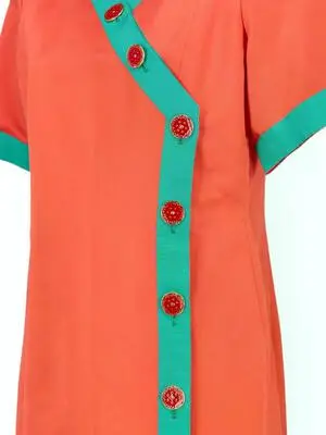 Saint Laurent Rive Gauche Button-up Mini Dress