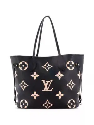LOUIS VUITTON Monogram Empreinte Giant Mm Tote Bag - Black