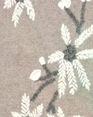 P.a.r.o.s.h Wallaby Floral-knit Scarf