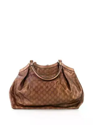 Gucci Sukey Ssima Leather Large Tote Bag