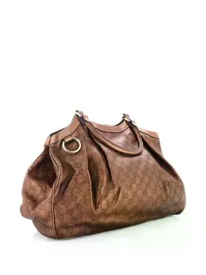 Gucci Sukey Ssima Leather Large Tote Bag