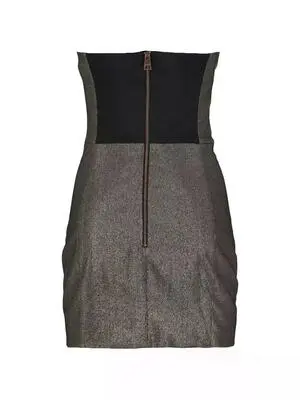 Just Cavalli Strapless Sweetheart Neck Corset Mini Dress