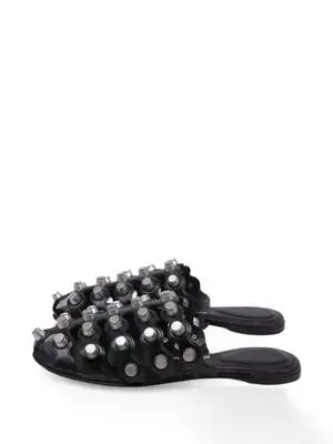 ALEXANDER WANG Studded Leather Mules