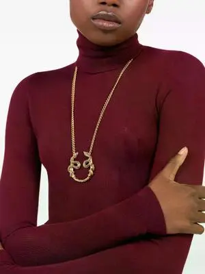 Roberto Cavalli Snake-pendant Chain Necklace