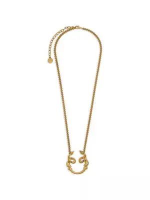 Roberto Cavalli Snake-pendant Chain Necklace