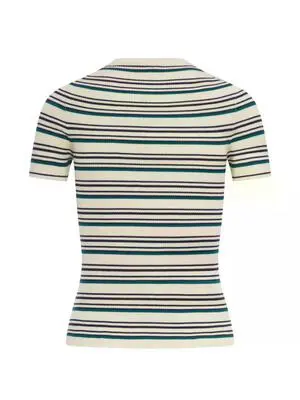 Miu Miu Striped Short-sleeves