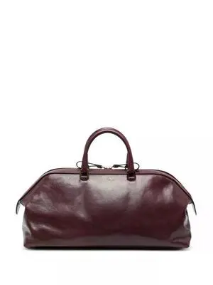 Alberta Ferretti Leather Tote Bag - Purple