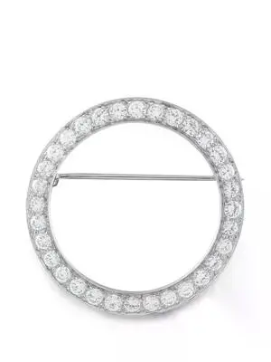 LB EXCLUSIVE Diamond Eternity Circle Brooch
