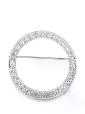 LB EXCLUSIVE Diamond Eternity Circle Brooch