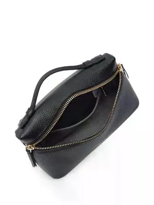 LANCASTER Grained Leather Tote Bag