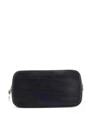 LOUIS VUITTON Vintage Alma Handbag Epi Leather Pm Satchel - Black