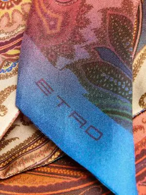 Etro Paisley-print Degradé Scarf