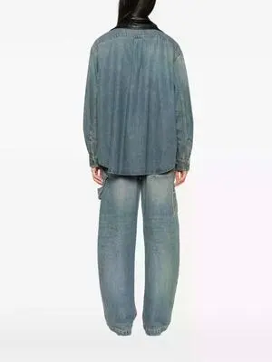 DARKPARK Contrast-collar Denim Shirt