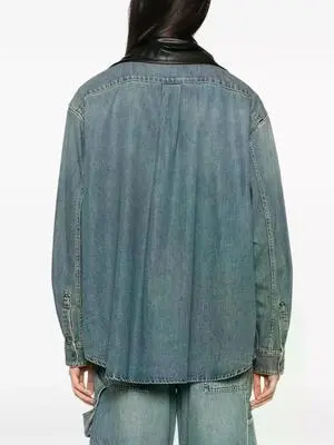 DARKPARK Contrast Collar Denim Shirt