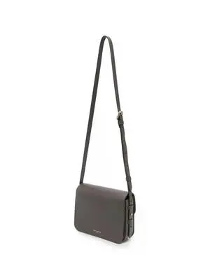 Maison Kitsuné Fox-plaque Leather Shoulder Bag