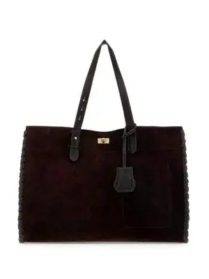 ANYA HINDMARCH Mortimer Whipstitch-trim Tote Bag - Brown