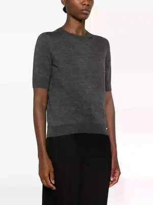 Herno Short-sleeve Crew-neck Sweater