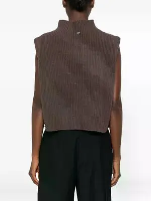 Herno Sleeveless High-neck Sweater