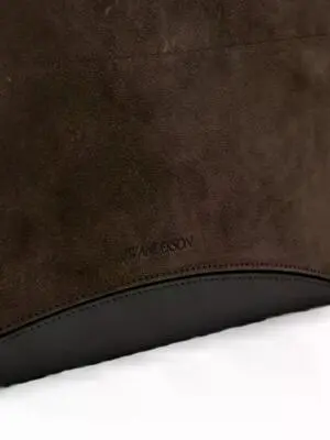JW Anderson Contrast Stitch Suede Tote Bag