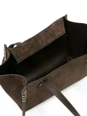JW Anderson Contrast Stitch Suede Tote Bag