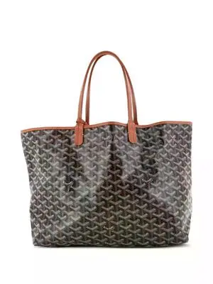 Goyard Saint Louis Printed Coated Canvas Tote Bag - Black