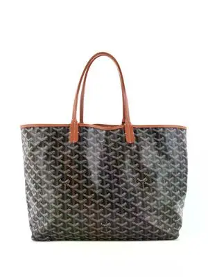 Goyard Saint Louis Printed Coated Canvas Tote Bag - Black
