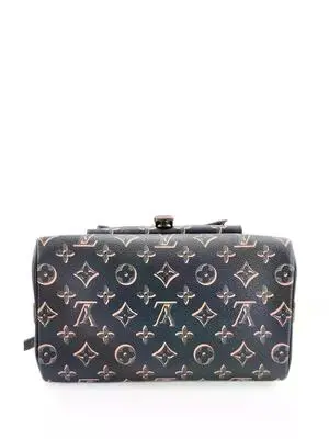 LOUIS VUITTON Speedy Bandoulière Monogram Tote Bag - Black