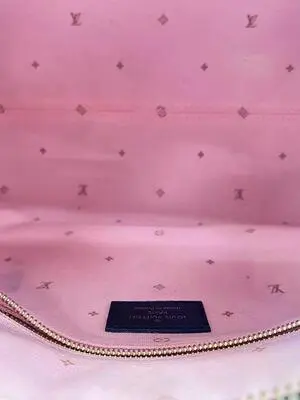 LOUIS VUITTON Speedy Bandoulière Monogram Tote Bag - Black