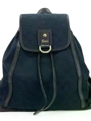 Gucci 2000s Gg Monogram Backpack