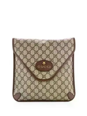 Gucci Ophidia Messenger Bag Gg Coated Canvas Medium Crossbody Bag - Brown