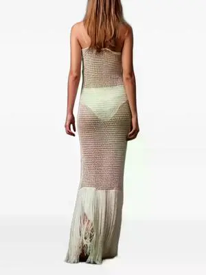 BLESS Takara Fringed Maxi Dress