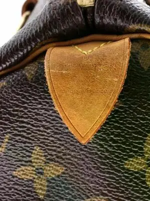 LOUIS VUITTON Speedy Monogram Canvas 30 Satchel - Brown
