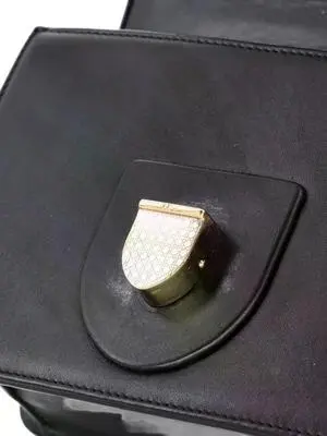 Dior Diorama Club Flap Bag Leather Small Shoulder Bag - Black