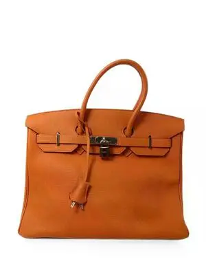 Hermès 35 Birkin Tote Bag - Orange