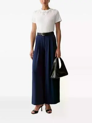 MORGAN Pleated Palazzo Pants