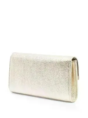 JIMMY CHOO Glitter-effect Envelope Wallet