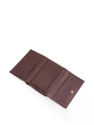 COCCINELLE Grained Leather Tri-fold Wallet