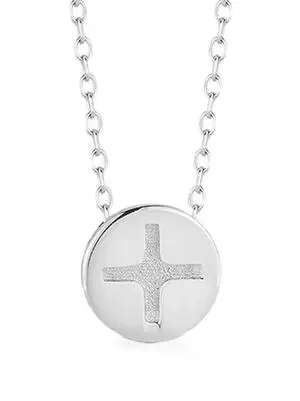 Mateo Sterling Philips Screw Head Necklace