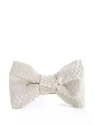 TOM FORD Check-pattern Silk Bow Tie