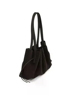 Yuzefi Scallop Shoulder Bag - Brown