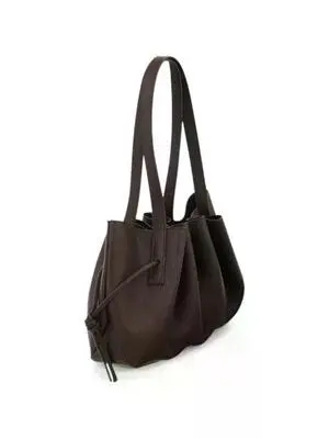 Yuzefi Scallop Shoulder Bag - Brown